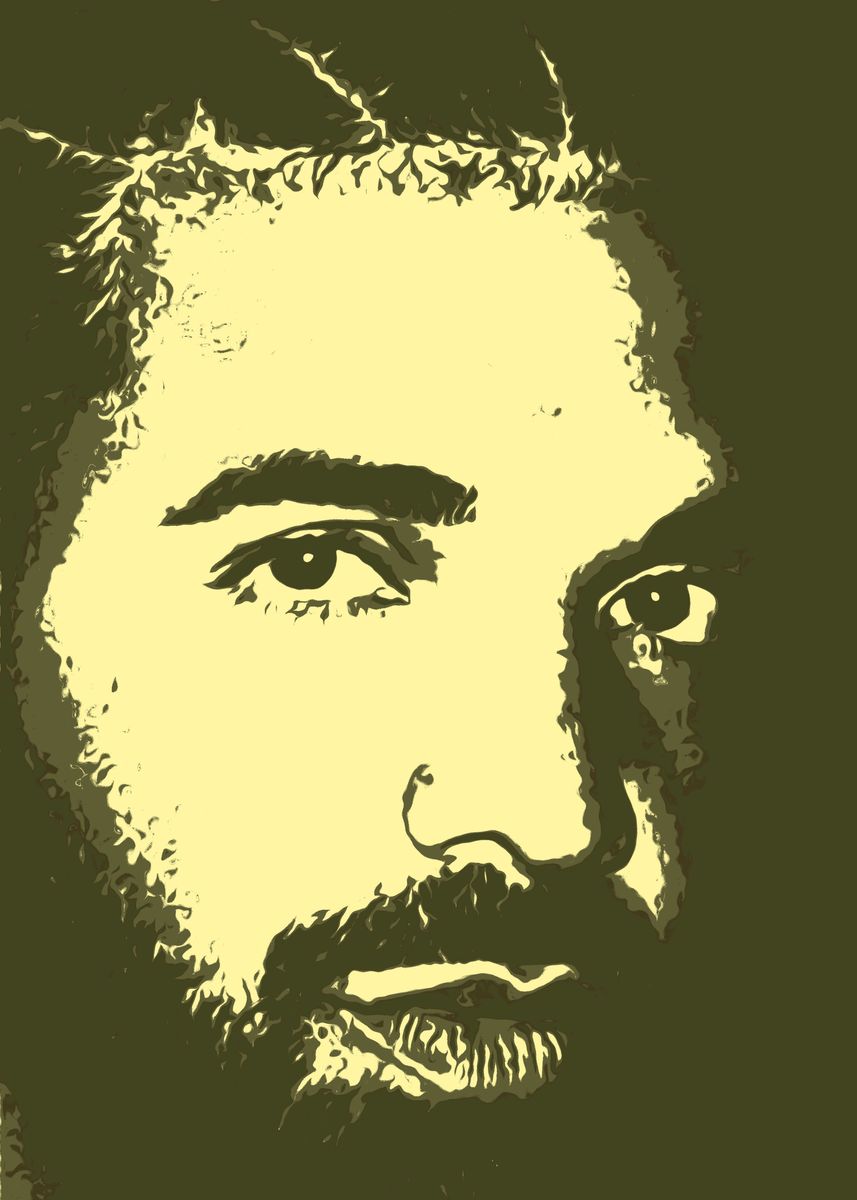 'Drake Rapper' Poster, picture, metal print, paint by Levi Sensei ...