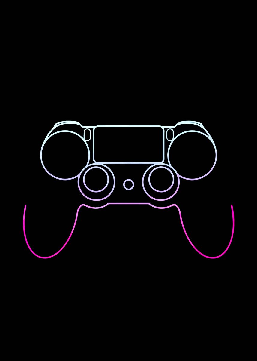 'Joystick ' Poster, picture, metal print, paint by Avoudyn | Displate
