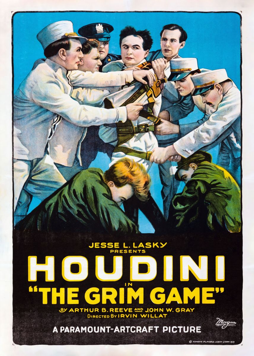 'Harry Houdini' Poster, picture, metal print, paint by Steel Canvas ...