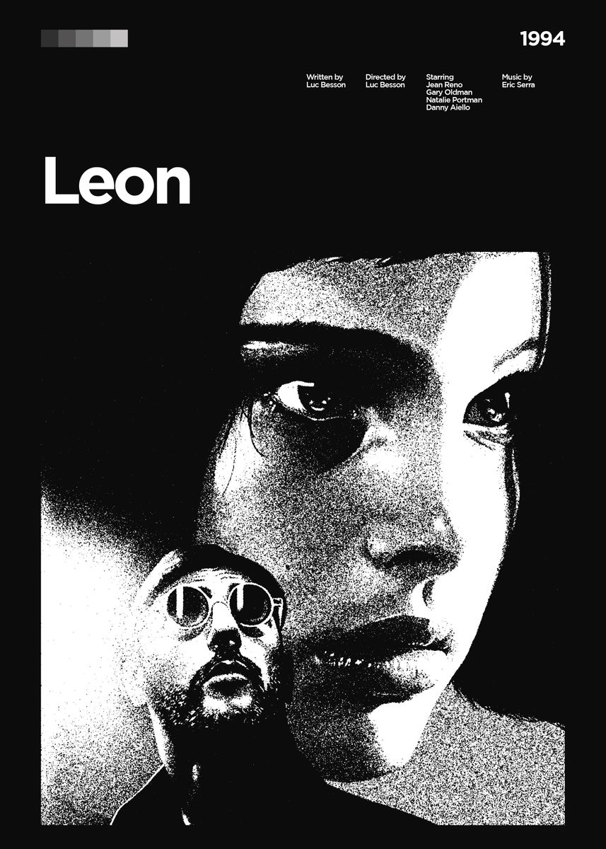 'Leon' Poster, picture, metal print, paint by Geral Dwi Cahyo | Displate