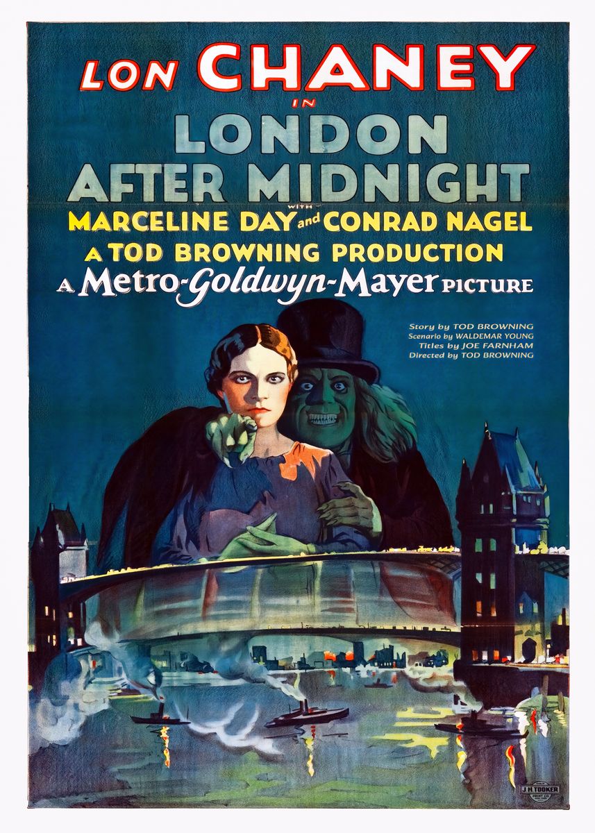 'London After Midnight' Poster, picture, metal print, paint by Steel ...