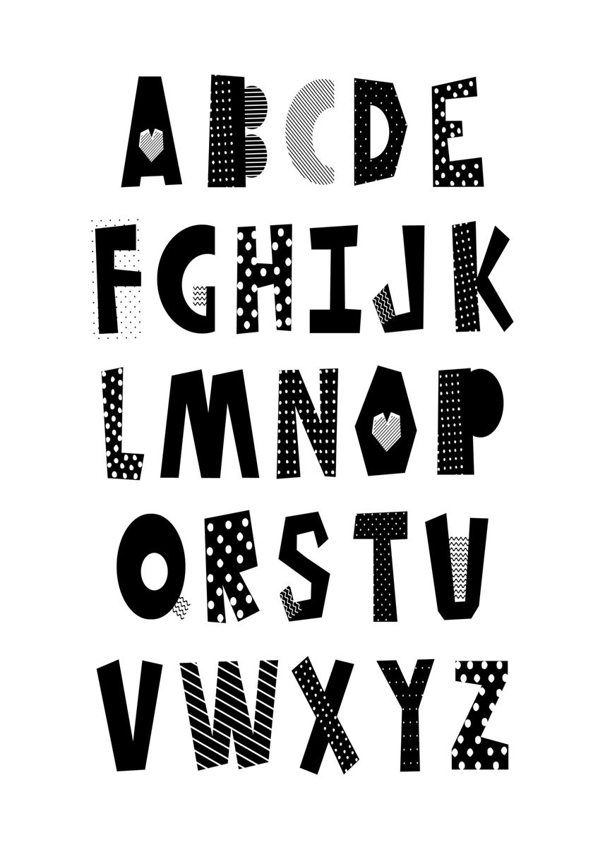 'Black Lives Matter ABC' Poster, picture, metal print, paint by Create ...