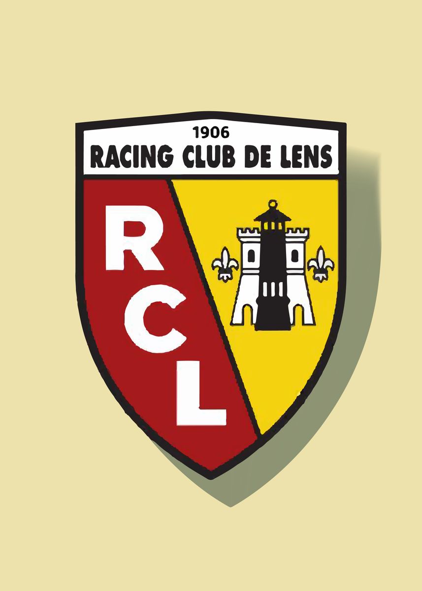 'RC Lens' Poster, picture, metal print, paint by Adi Bayu | Displate