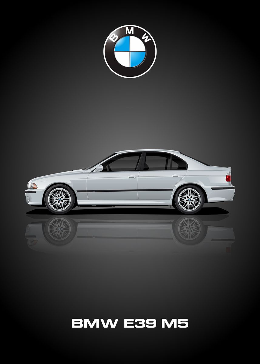'BMW M5 E39' Poster, picture, metal print, paint by Conceptual ...