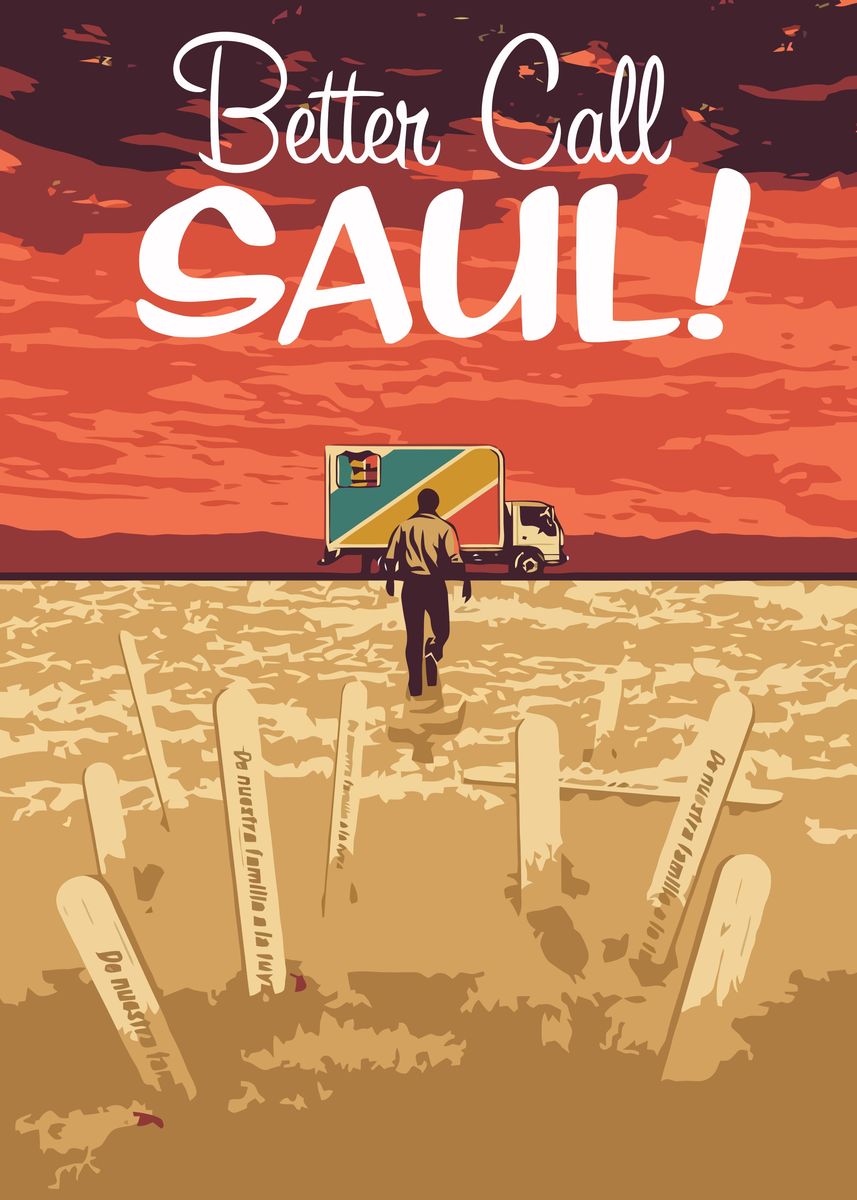 'Better Call Saul' Poster, picture, metal print, paint by Your Name ...