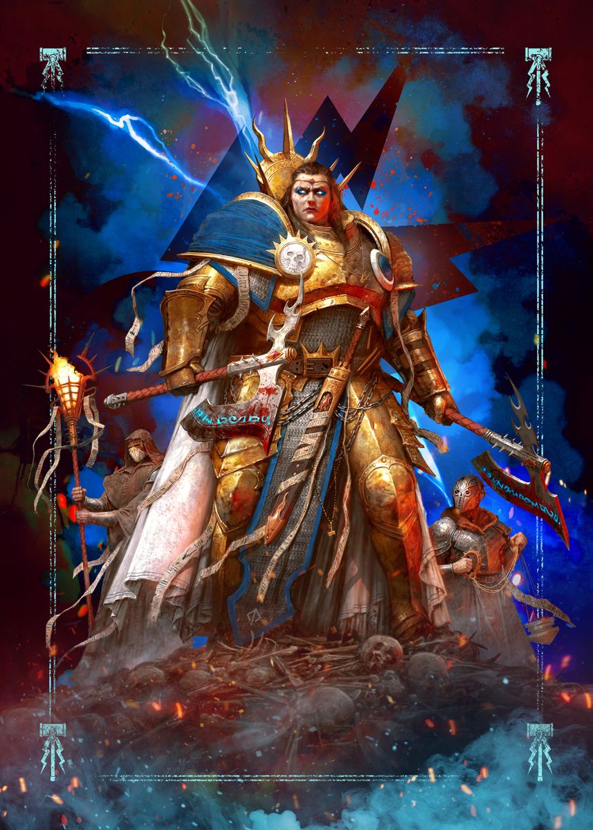 'Shadowlord' Poster, picture, metal print, paint by Warhammer | Displate
