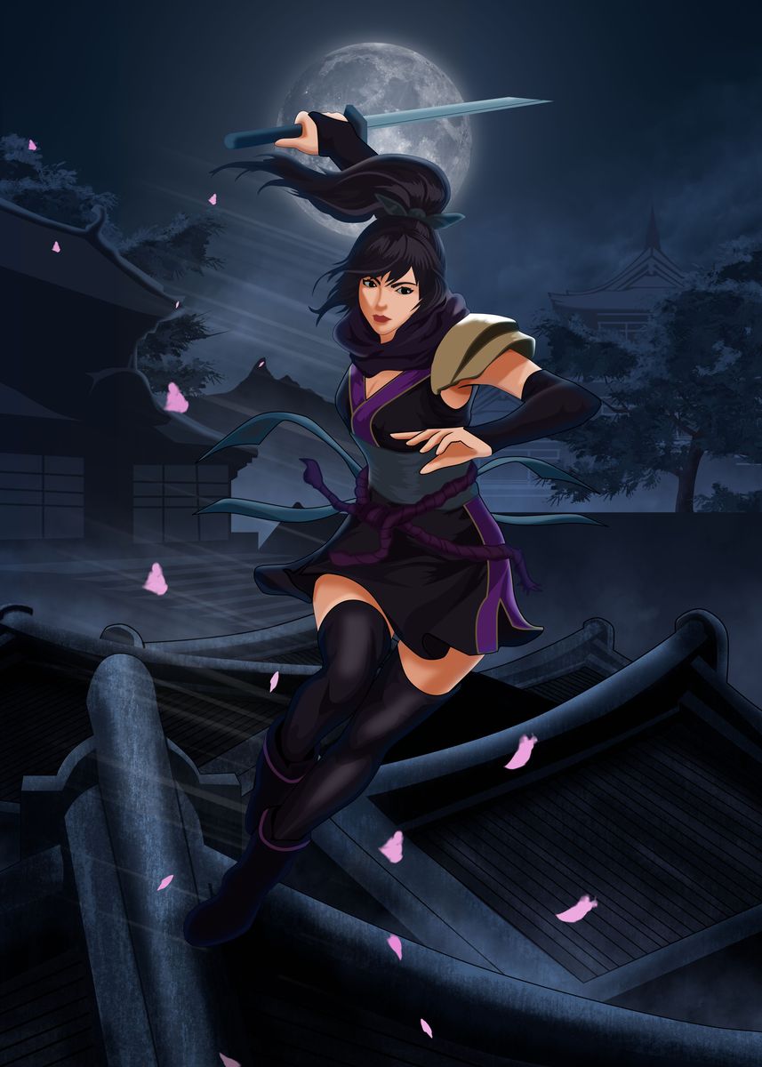 'sakura hinata' Poster, picture, metal print, paint by geeks holic | Displate