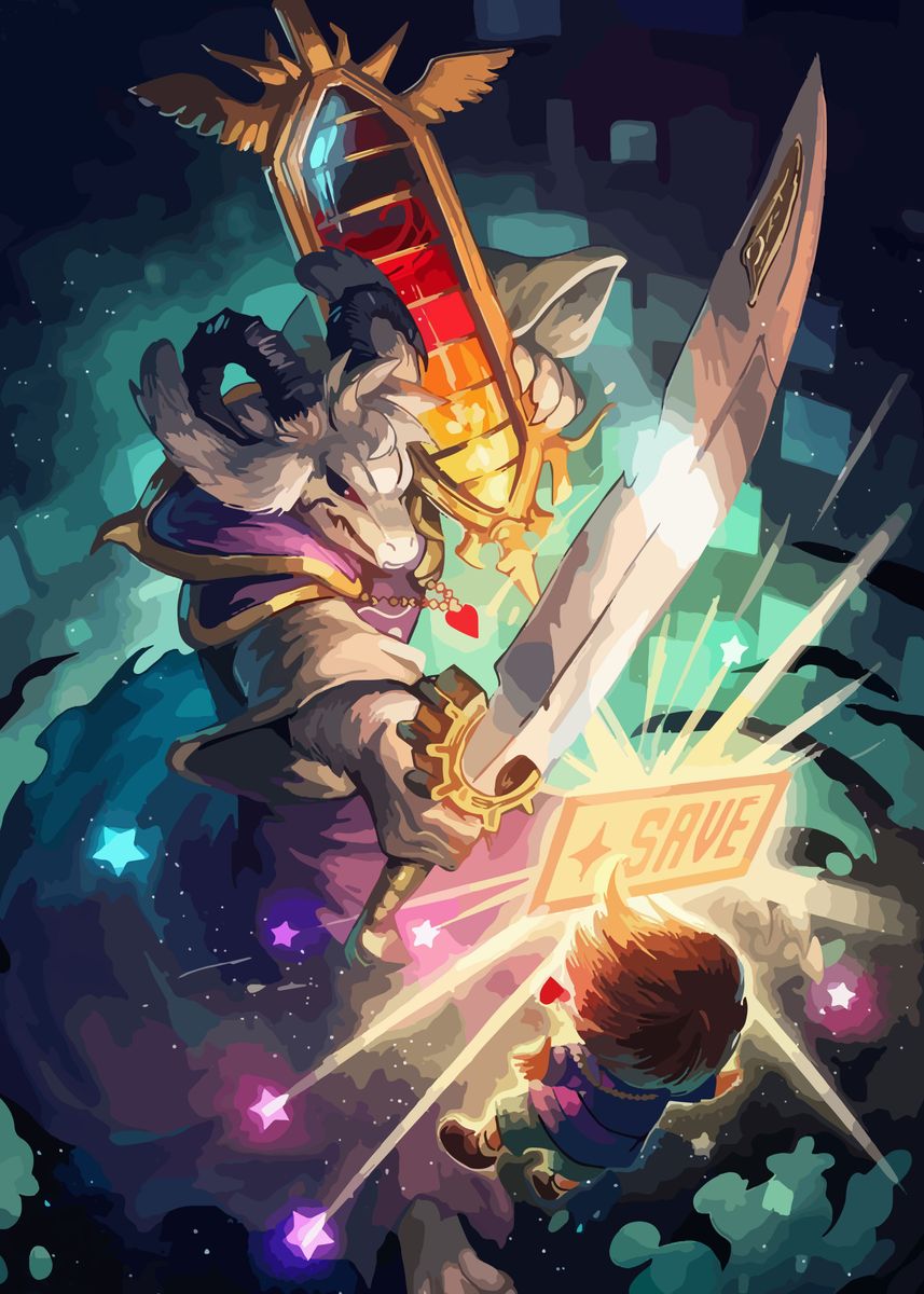 'undertale' Poster, picture, metal print, paint by 5758 Art | Displate