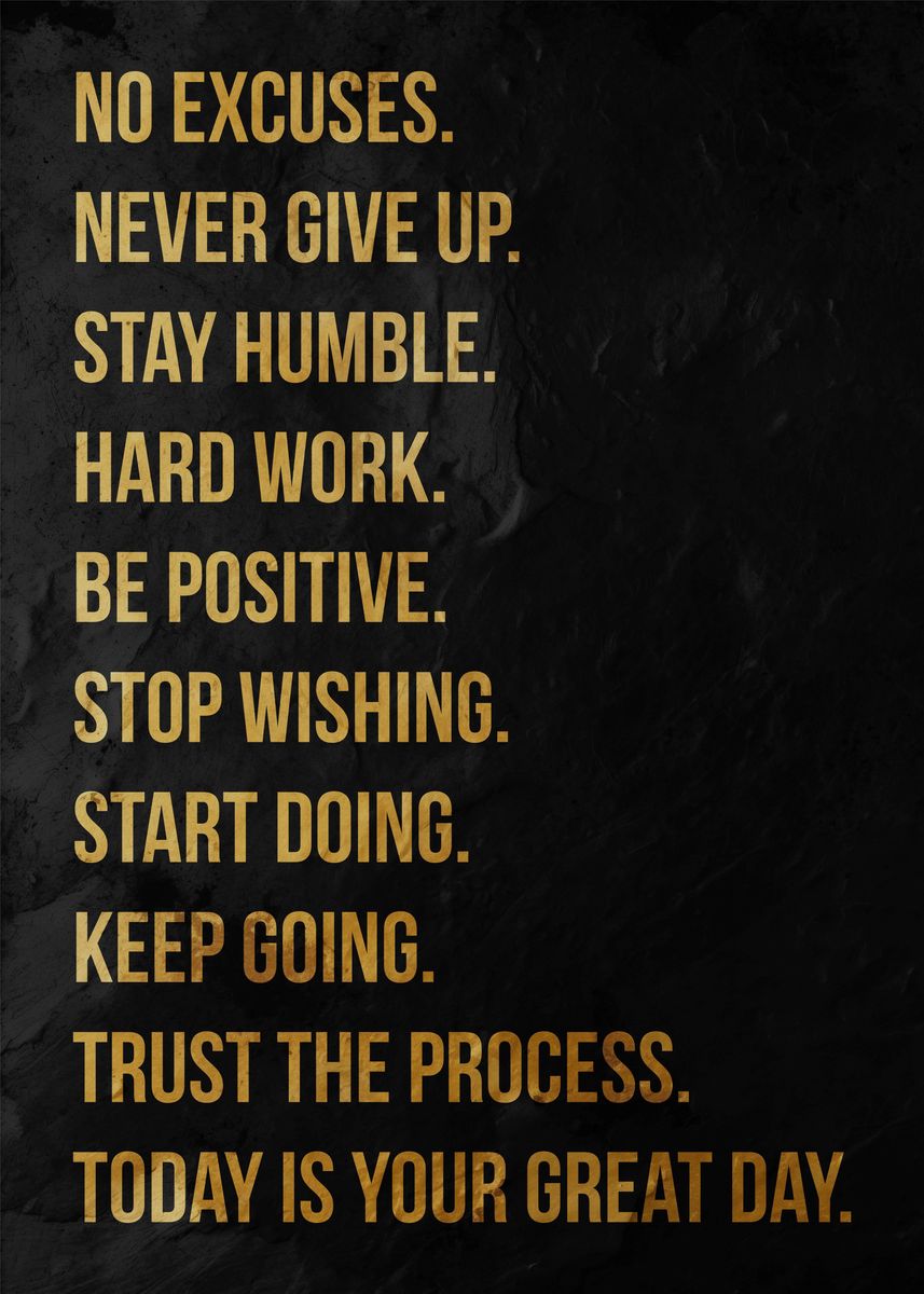 'motivational quotes' Poster, picture, metal print, paint by Lowpoly ...