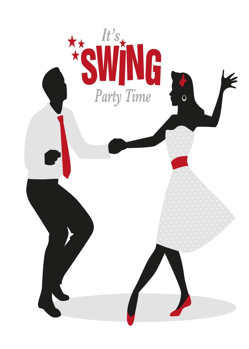 'Swing And Dance' Poster, picture, metal print, paint by Soccarstarz ...