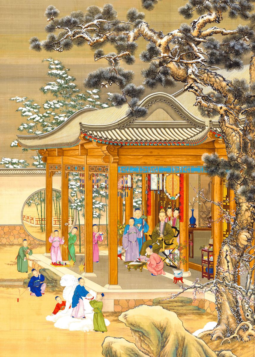 'Hongli Snow Scenery' Poster, picture, metal print, paint by ...