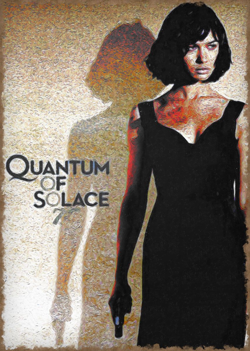 'quantum solace bond girl' Poster, picture, metal print, paint by The ...