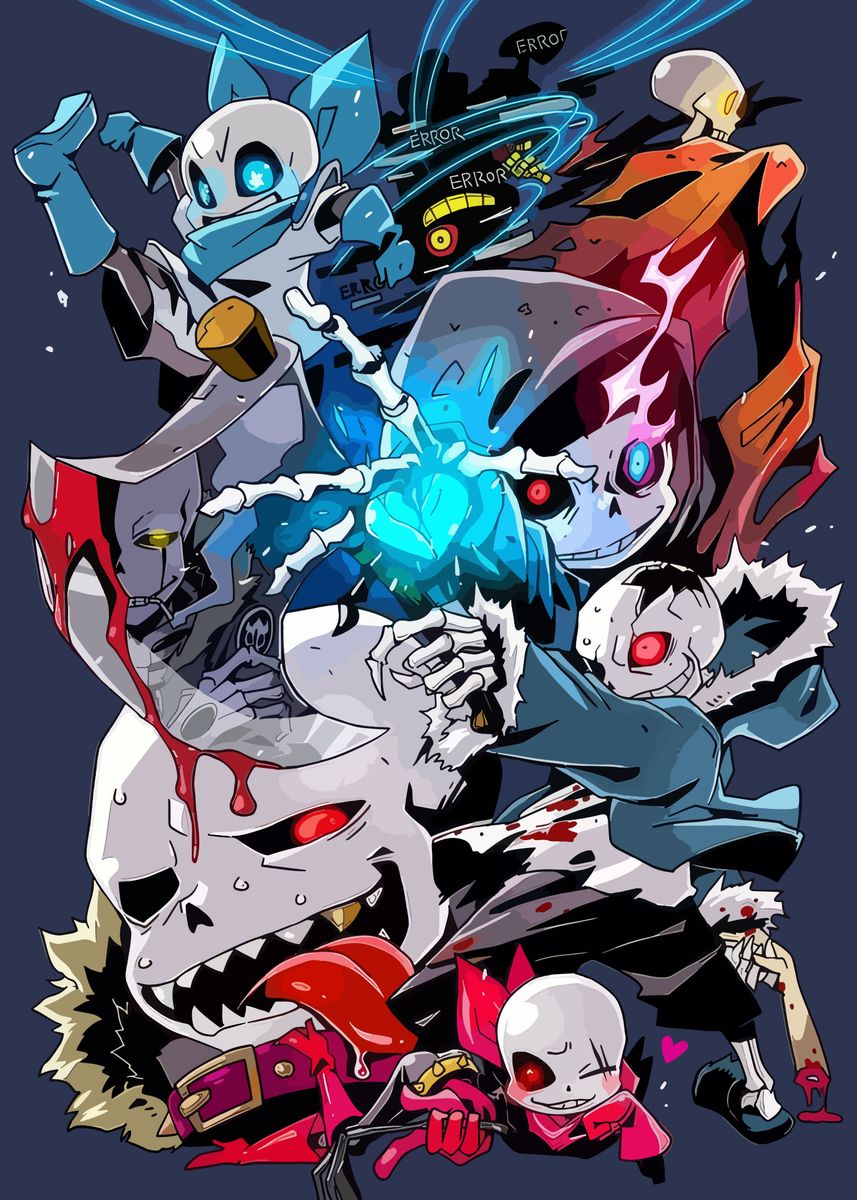 'undertale' Poster, picture, metal print, paint by 5758 Art | Displate