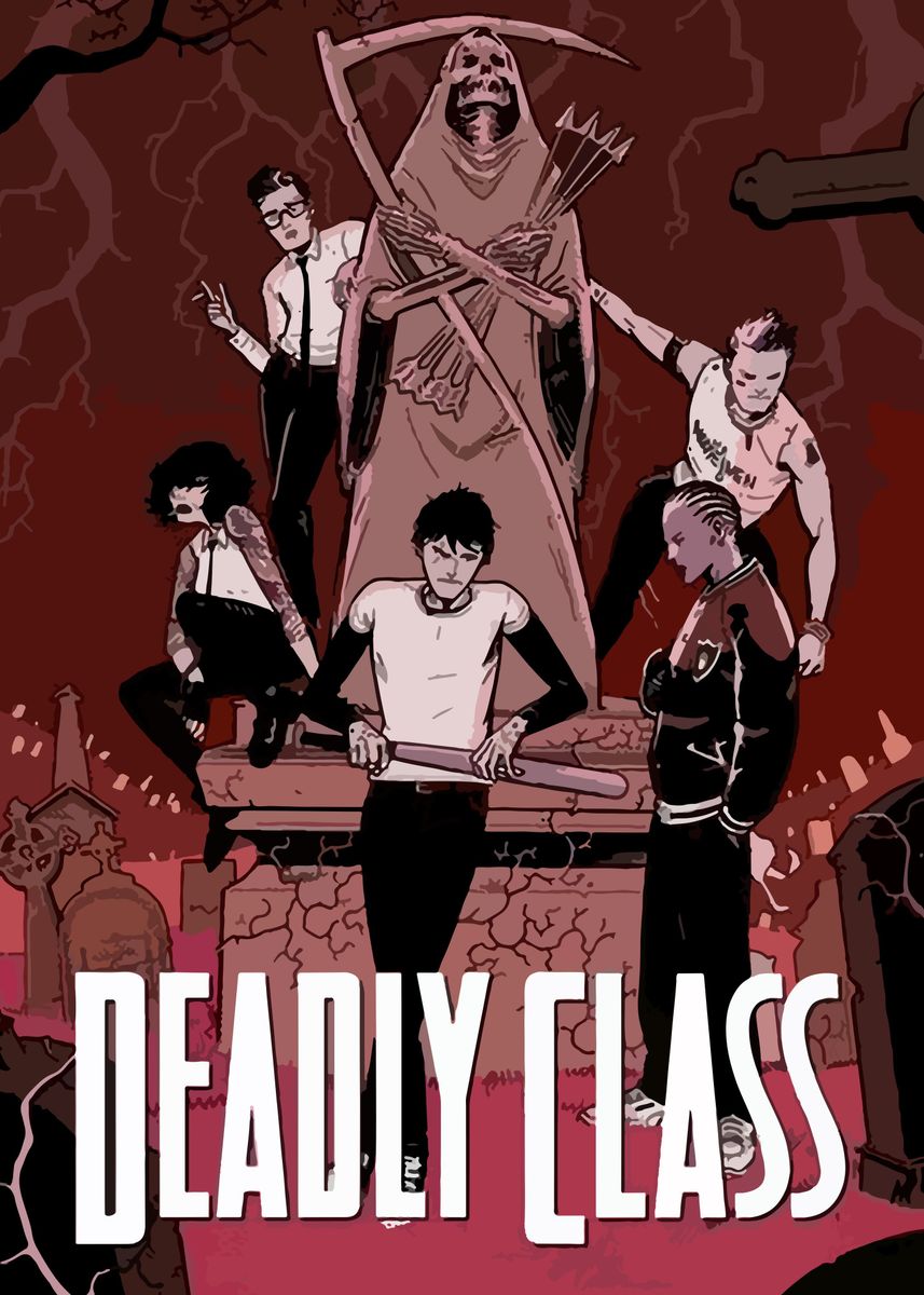 'deadly class student' Poster, picture, metal print, paint by Ebiet ...