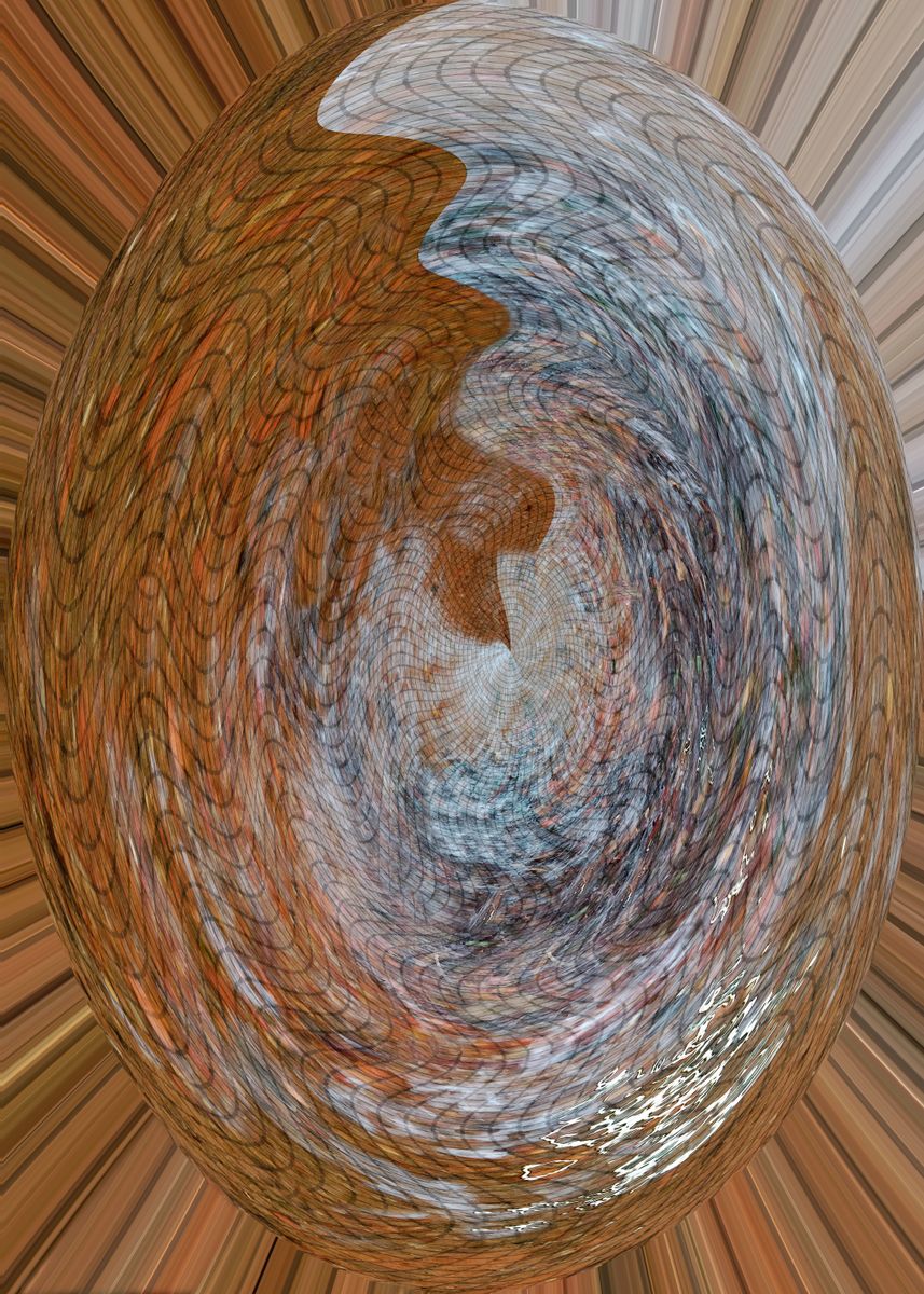 'Alien Face Cool Swirl' Poster, picture, metal print, paint by Gani ...