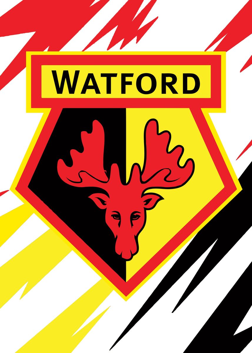'WATFORD' Poster, picture, metal print, paint by Amar Maruf | Displate