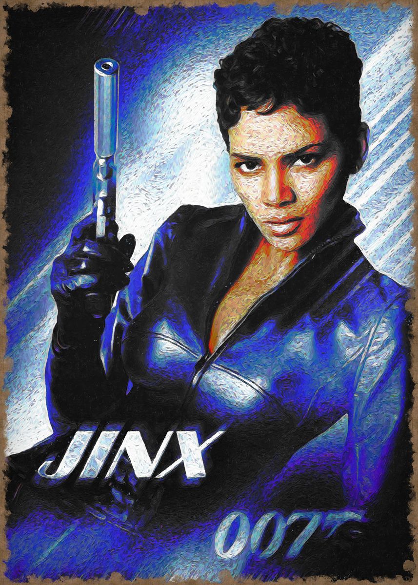 'jinx bond girl' Poster, picture, metal print, paint by The Artnesia ...
