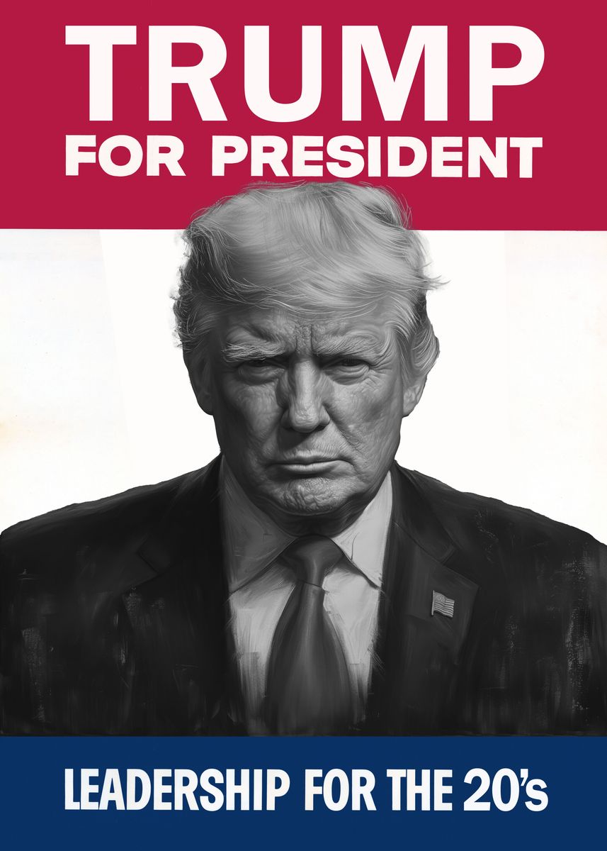 'Donald Trump' Poster, picture, metal print, paint by Steel Canvas ...