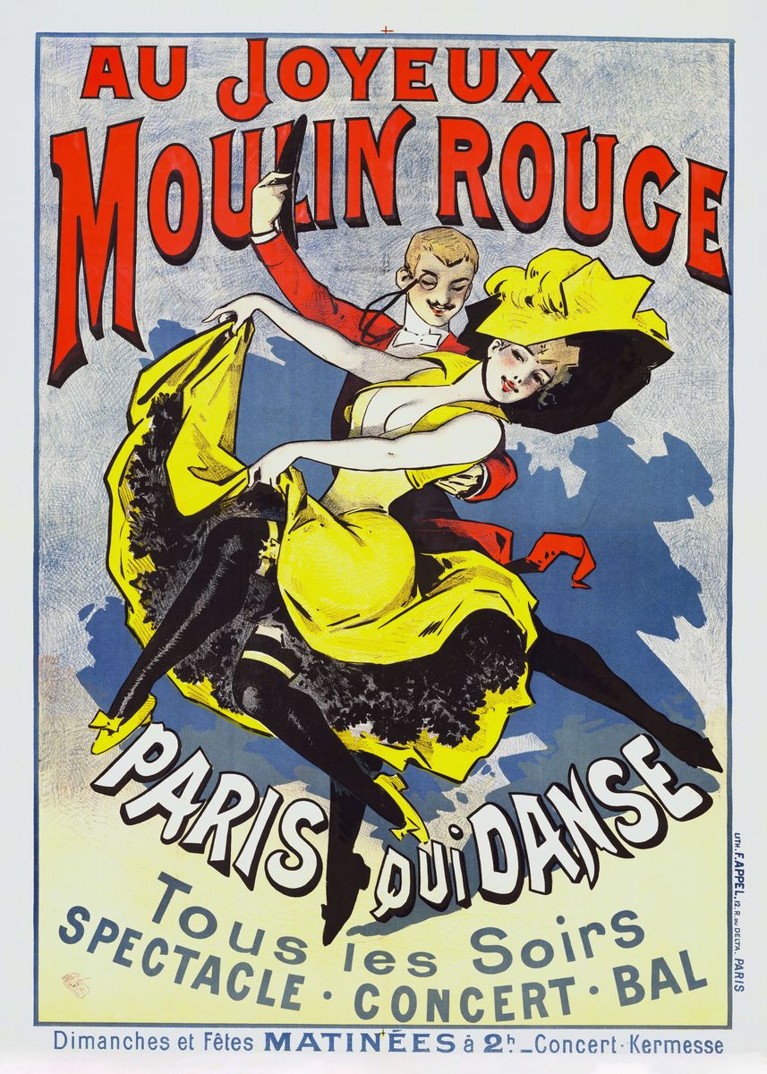 'Moulin Rouge Nostalgia' Poster, picture, metal print, paint by Steel ...
