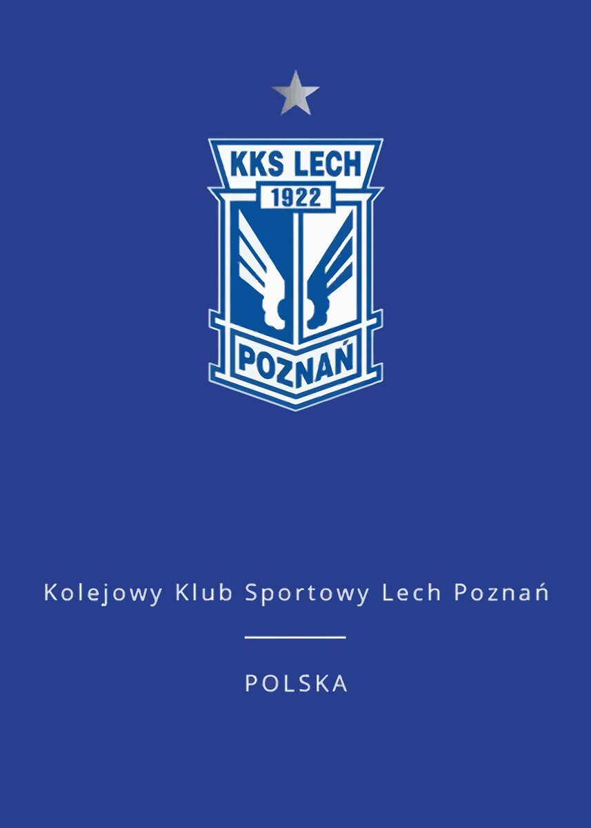 'Lech Poznan' Poster, picture, metal print, paint by ridwan displate ...