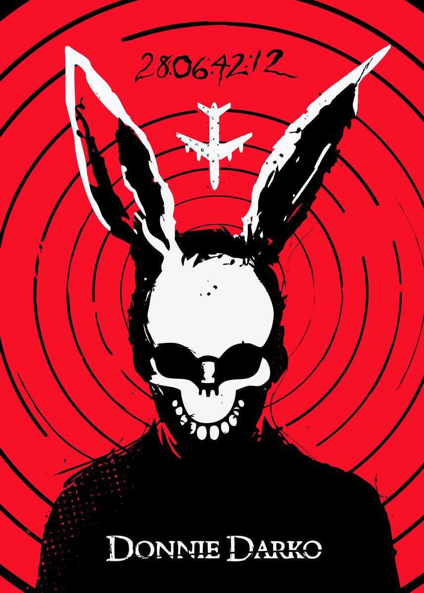 'Donnie Darko' Poster, picture, metal print, paint by Your Name Gear | Displate