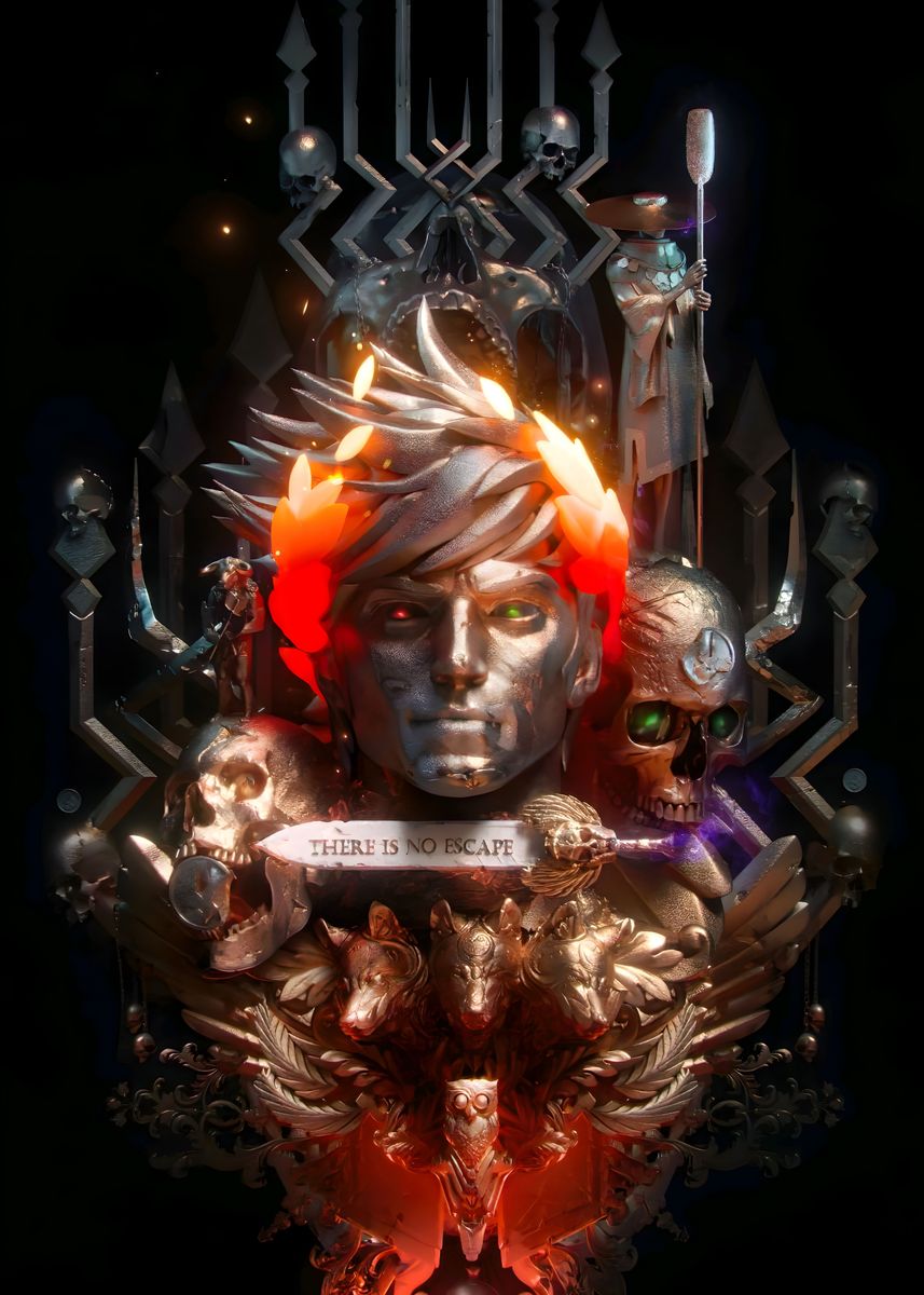 'Hades' Poster, picture, metal print, paint by Anime Art Studio | Displate