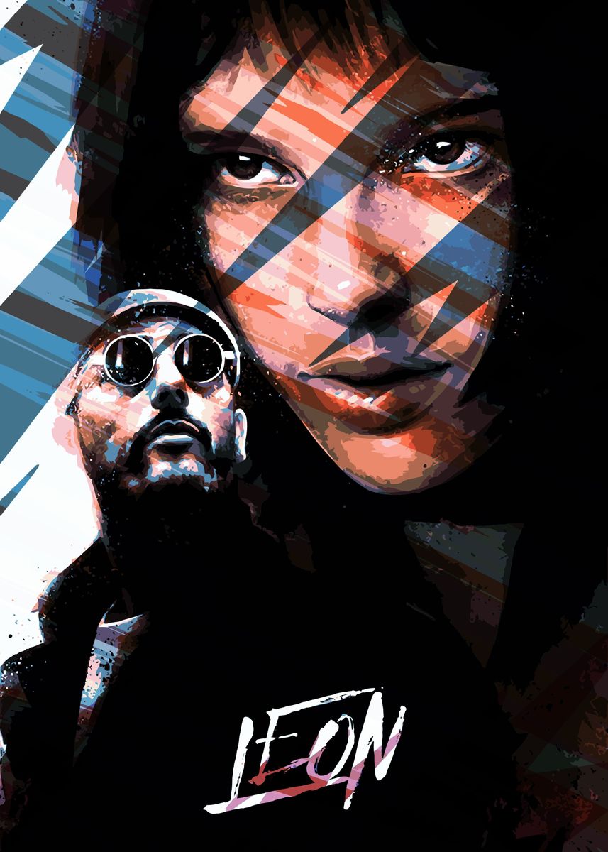 'LEON' Poster, picture, metal print, paint by Amar Maruf | Displate