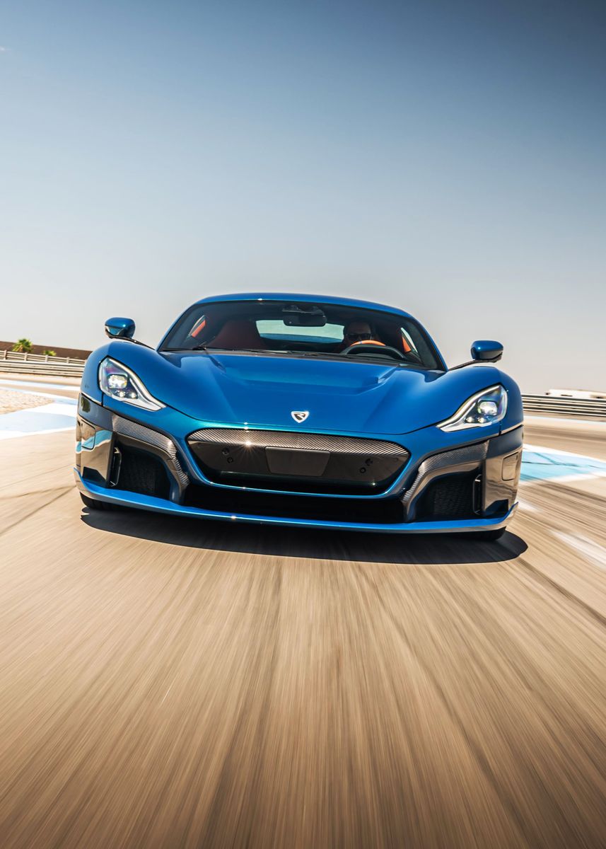 'rimac nevera' Poster, picture, metal print, paint by Sport Cars | Displate