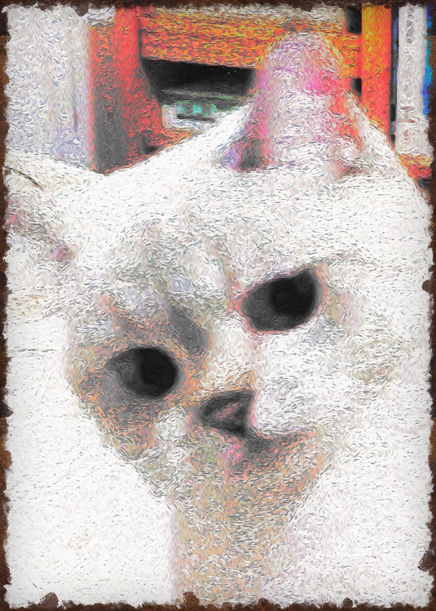 'i see you cat meme' Poster, picture, metal print, paint by Limited ...