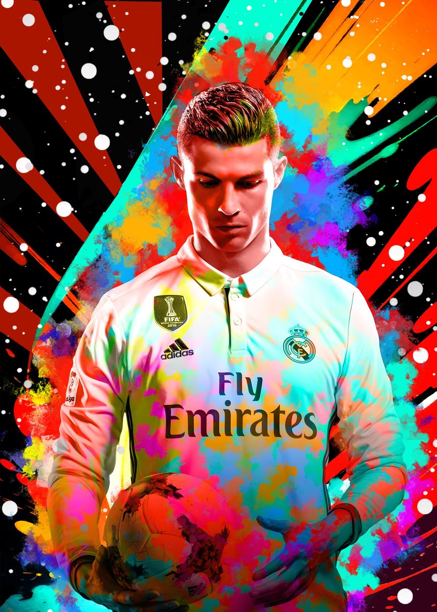 'cr7' Poster, picture, metal print, paint by zuzuzu | Displate