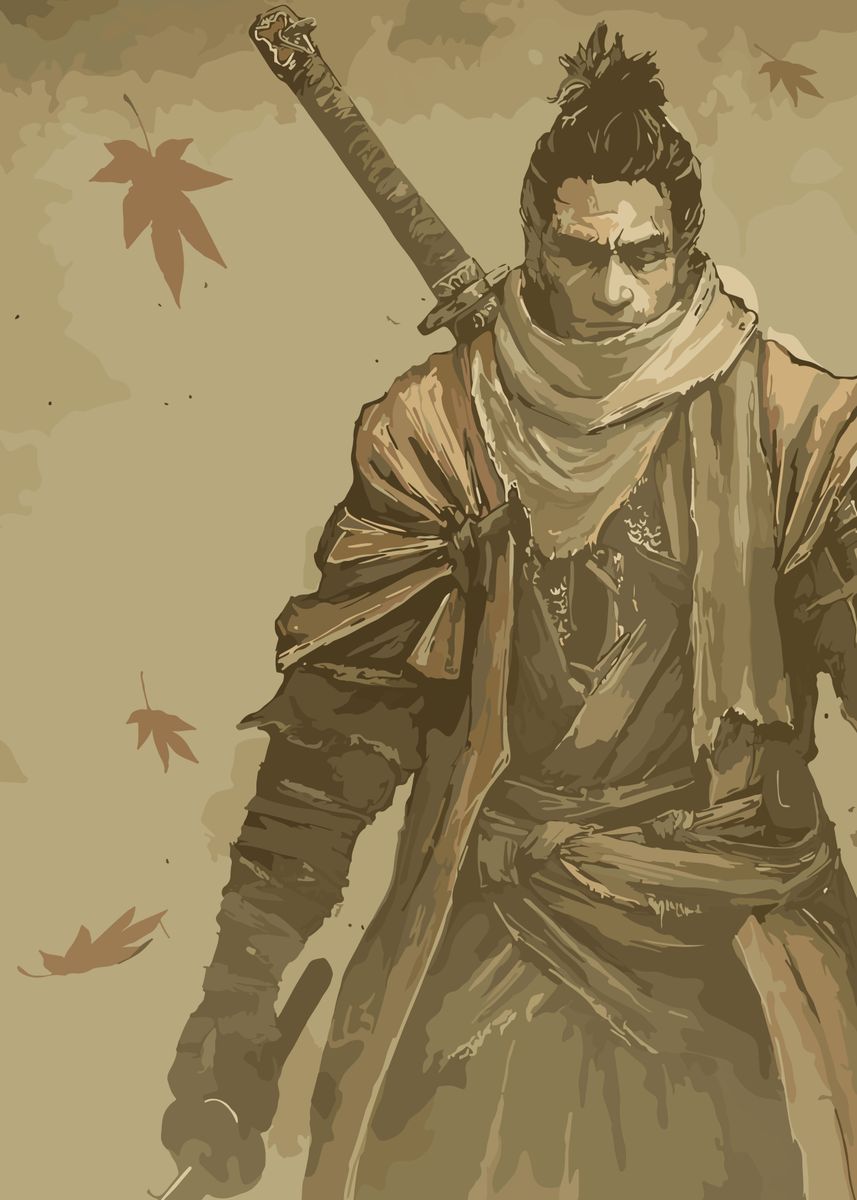 'Sekiro Shadows Die Twice' Poster, picture, metal print, paint by ...