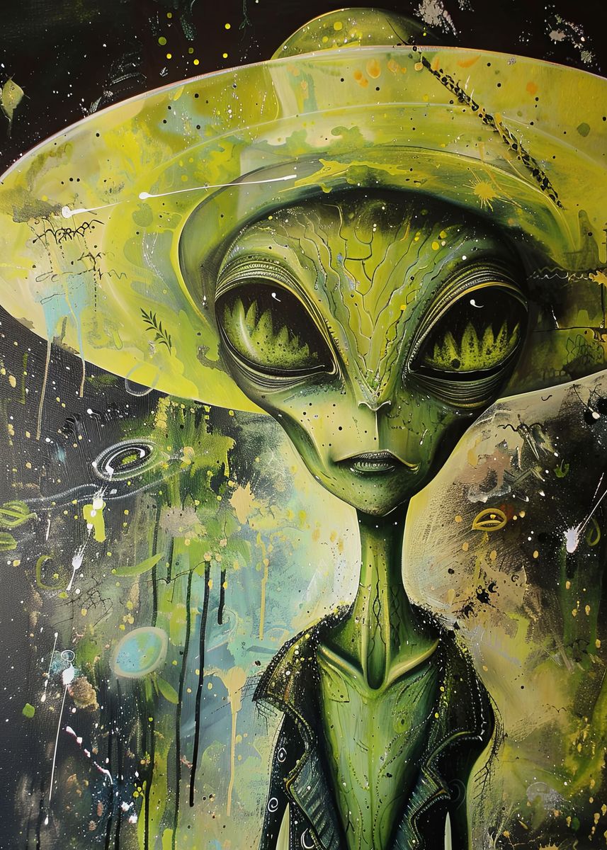 'Alien Art VI' Poster, picture, metal print, paint by JS Art Design ...