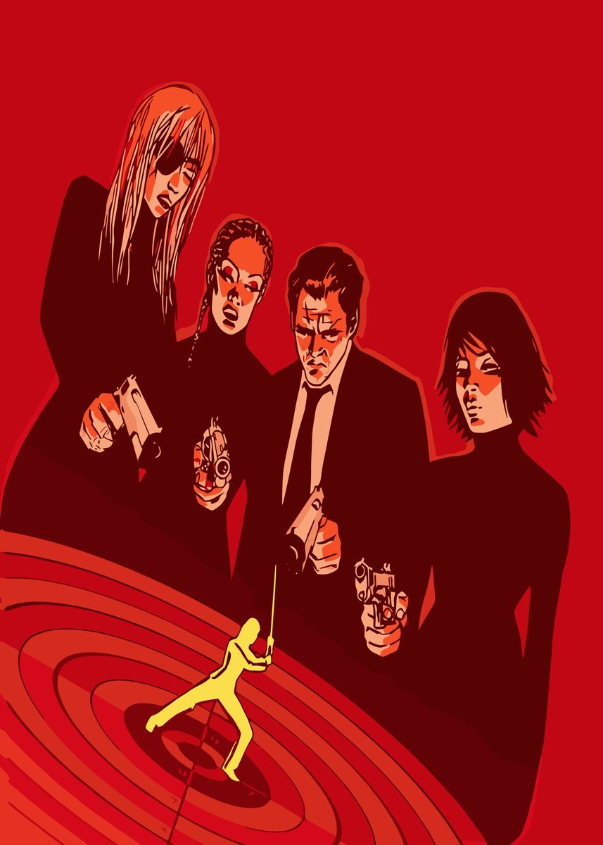 'Kill bill' Poster, picture, metal print, paint by Priscilla Gerlach ...