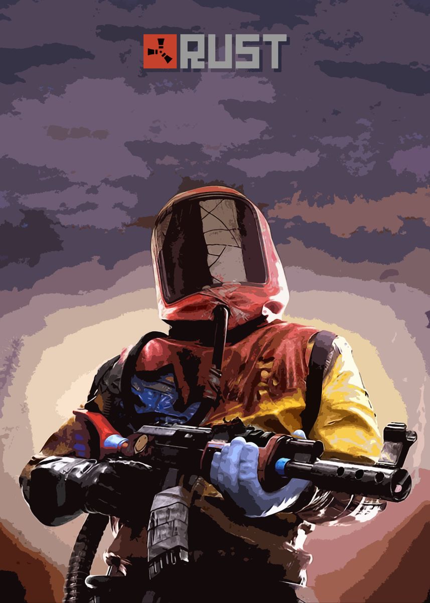 'Rust' Poster, picture, metal print, paint by Restu Ibu | Displate