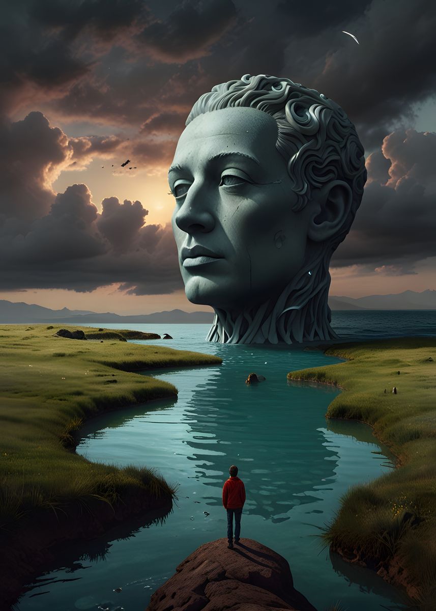 'Colossal Reflection' Poster, picture, metal print, paint by Paint ...