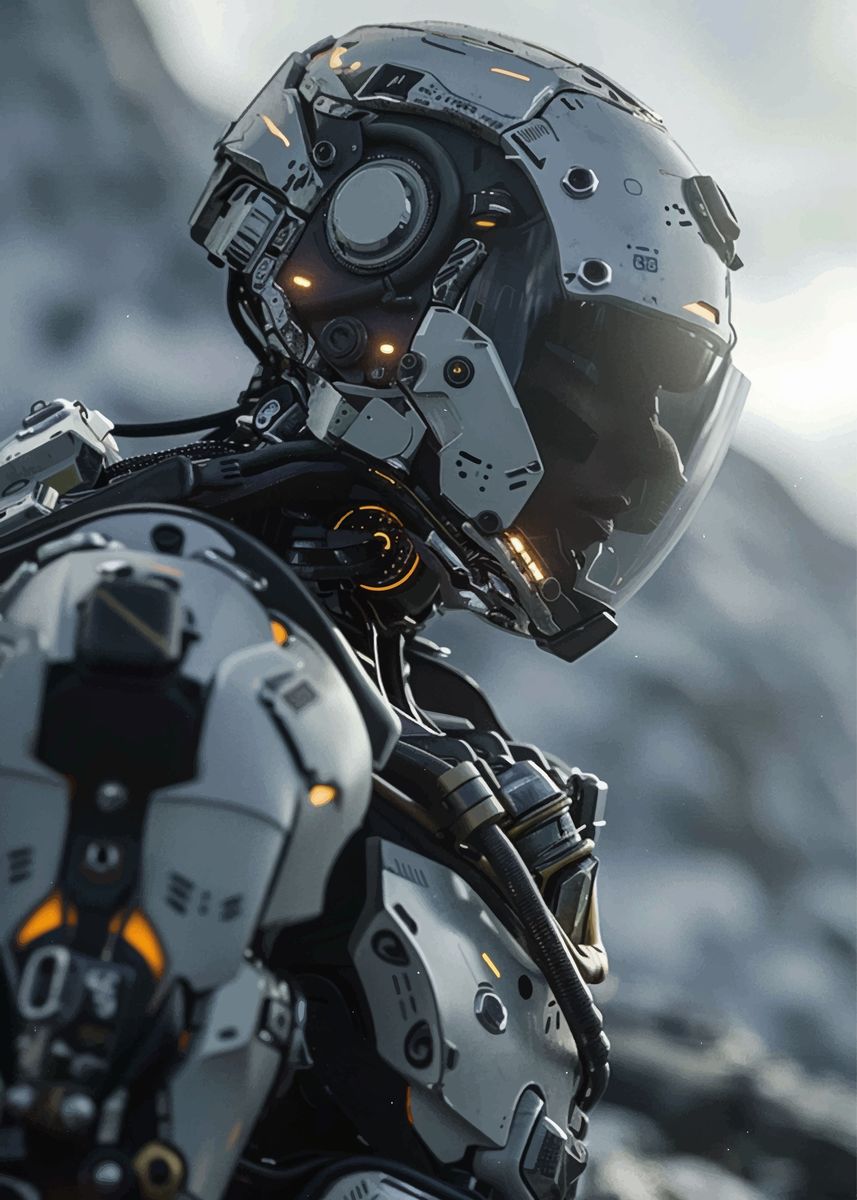 'Tech Guardian' Poster, picture, metal print, paint by You Design ...