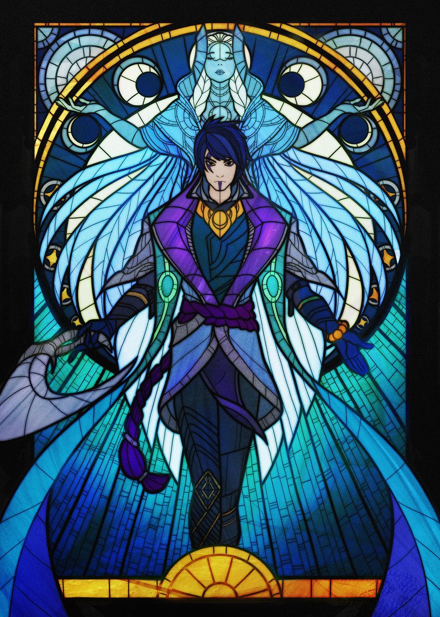 'Aphelios' Poster, picture, metal print, paint by League of Legends ...