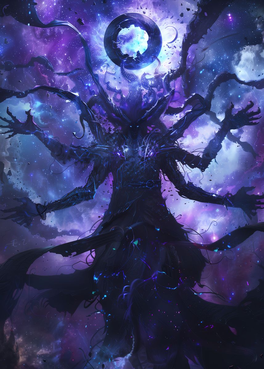 'Cosmic Entity' Poster, picture, metal print, paint by Powerful Words ...