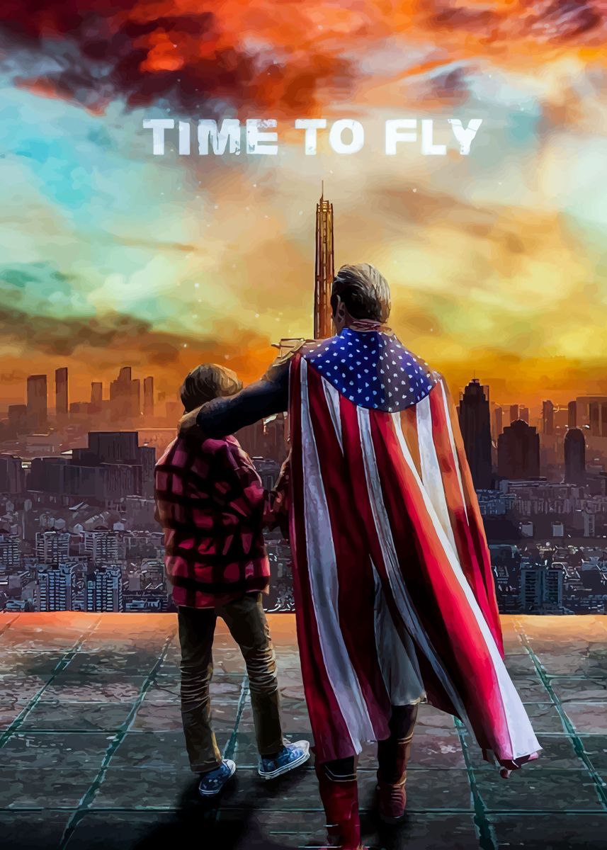 'Homelander The Boys' Poster, picture, metal print, paint by Aksar ...