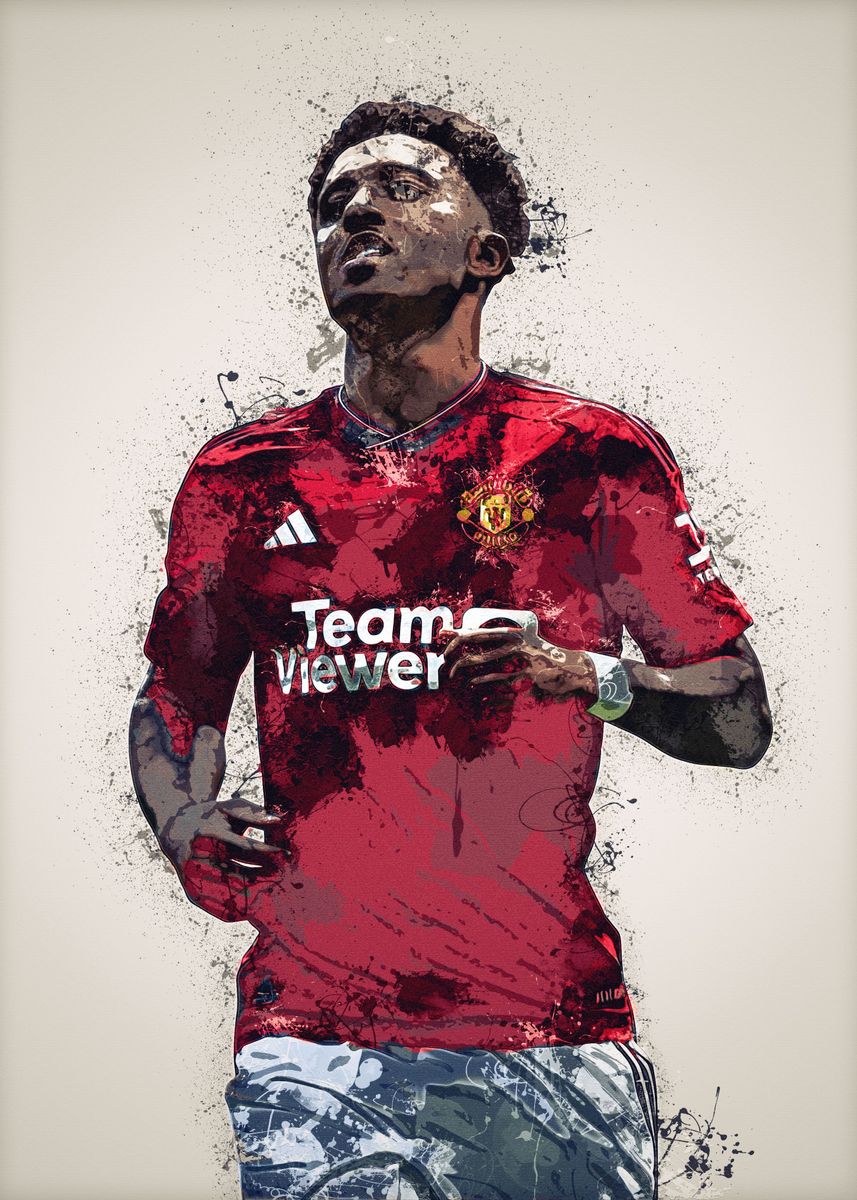 'Jadon Sancho' Poster, picture, metal print, paint by Lloyd Studio ...