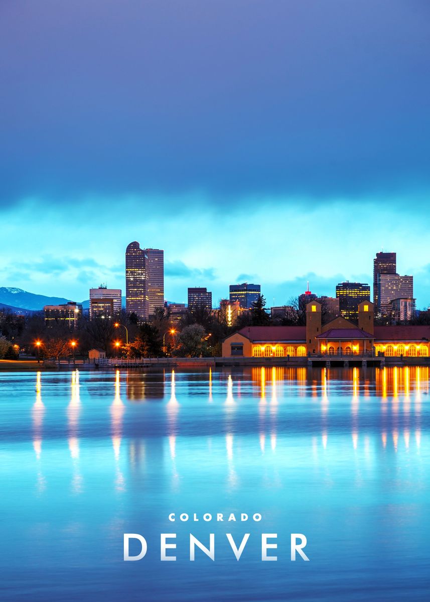 'Denver Colorado' Poster, picture, metal print, paint by Ez Photography ...