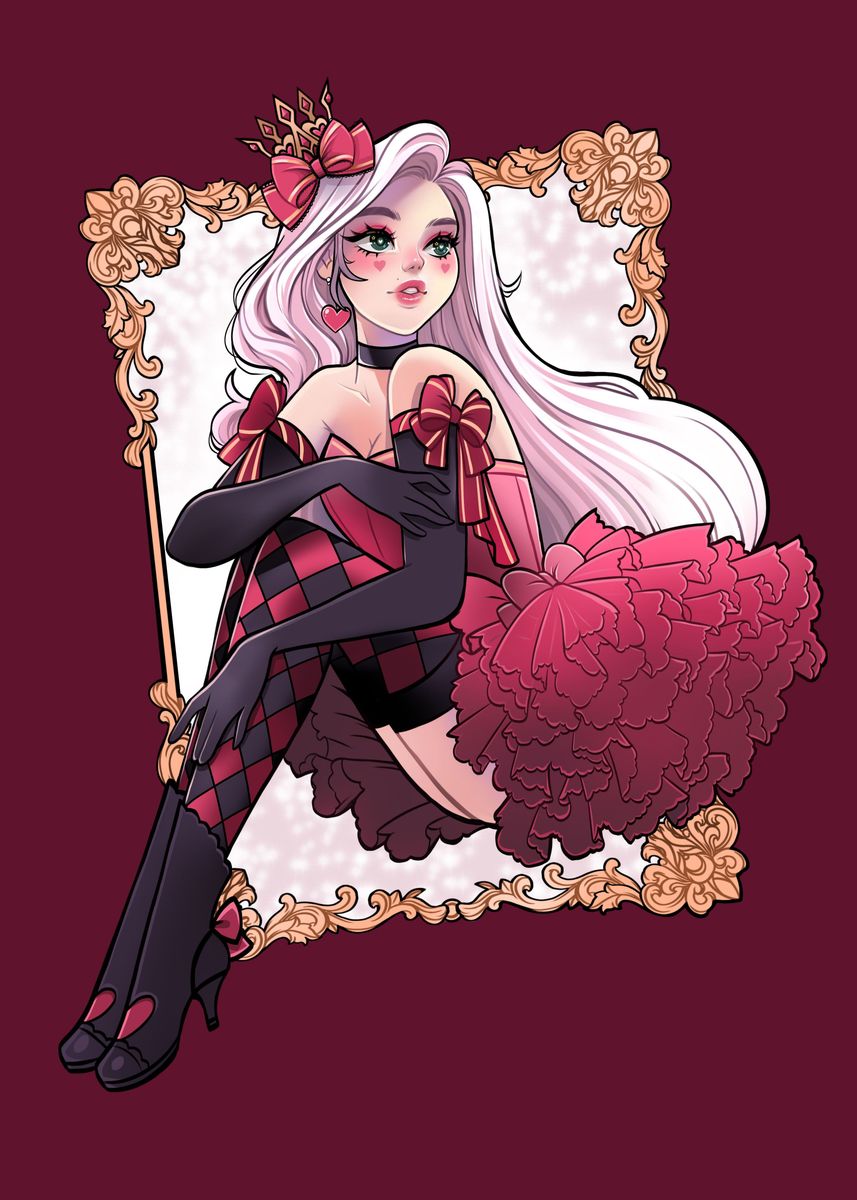 'Red Queen' Poster, picture, metal print, paint by Meri Mahou Shoujo ...