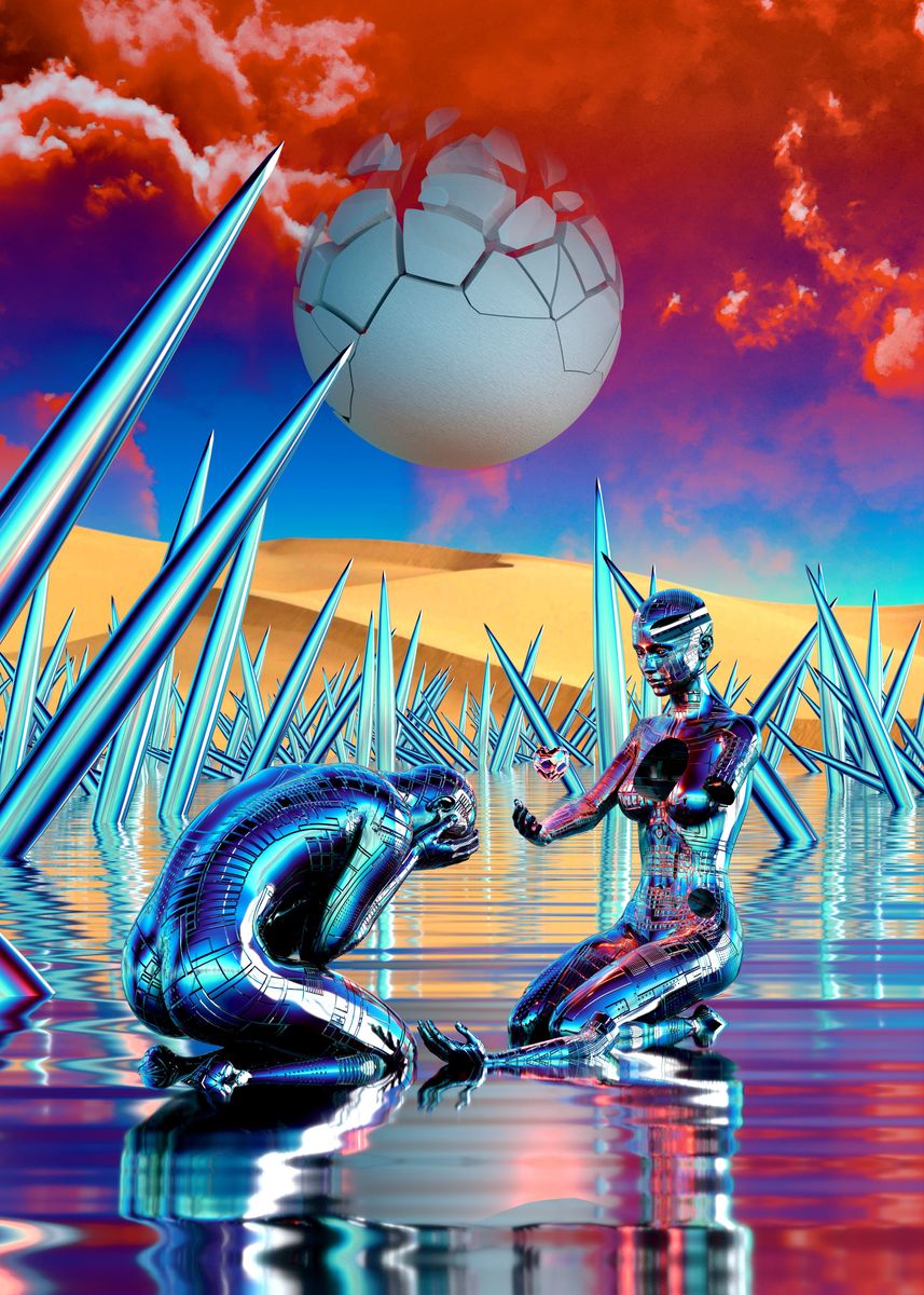 'Final Moments' Poster, picture, metal print, paint by bCREATIVE ...