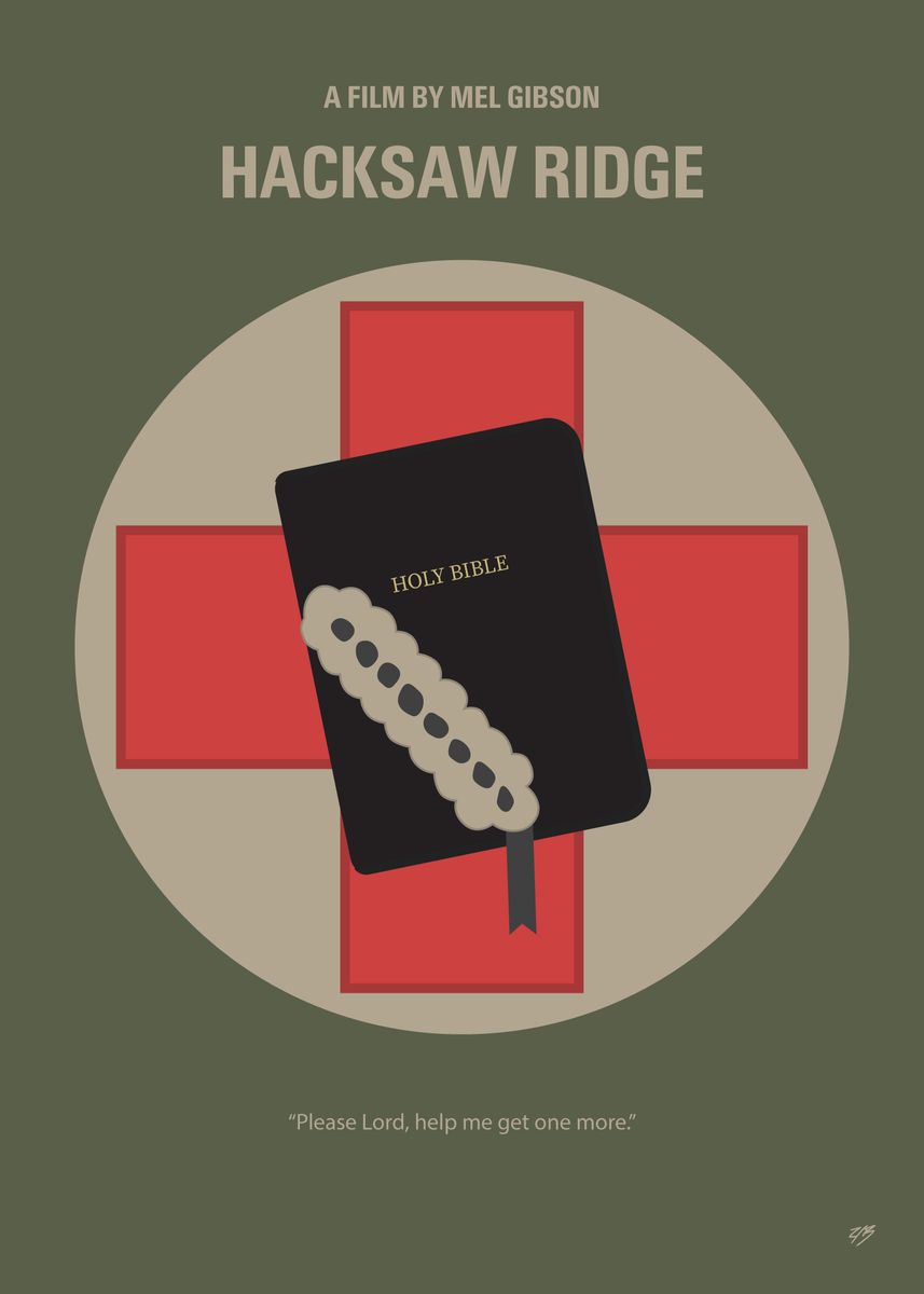 'Hacksaw Ridge' Poster, picture, metal print, paint by Bramptins | Displate