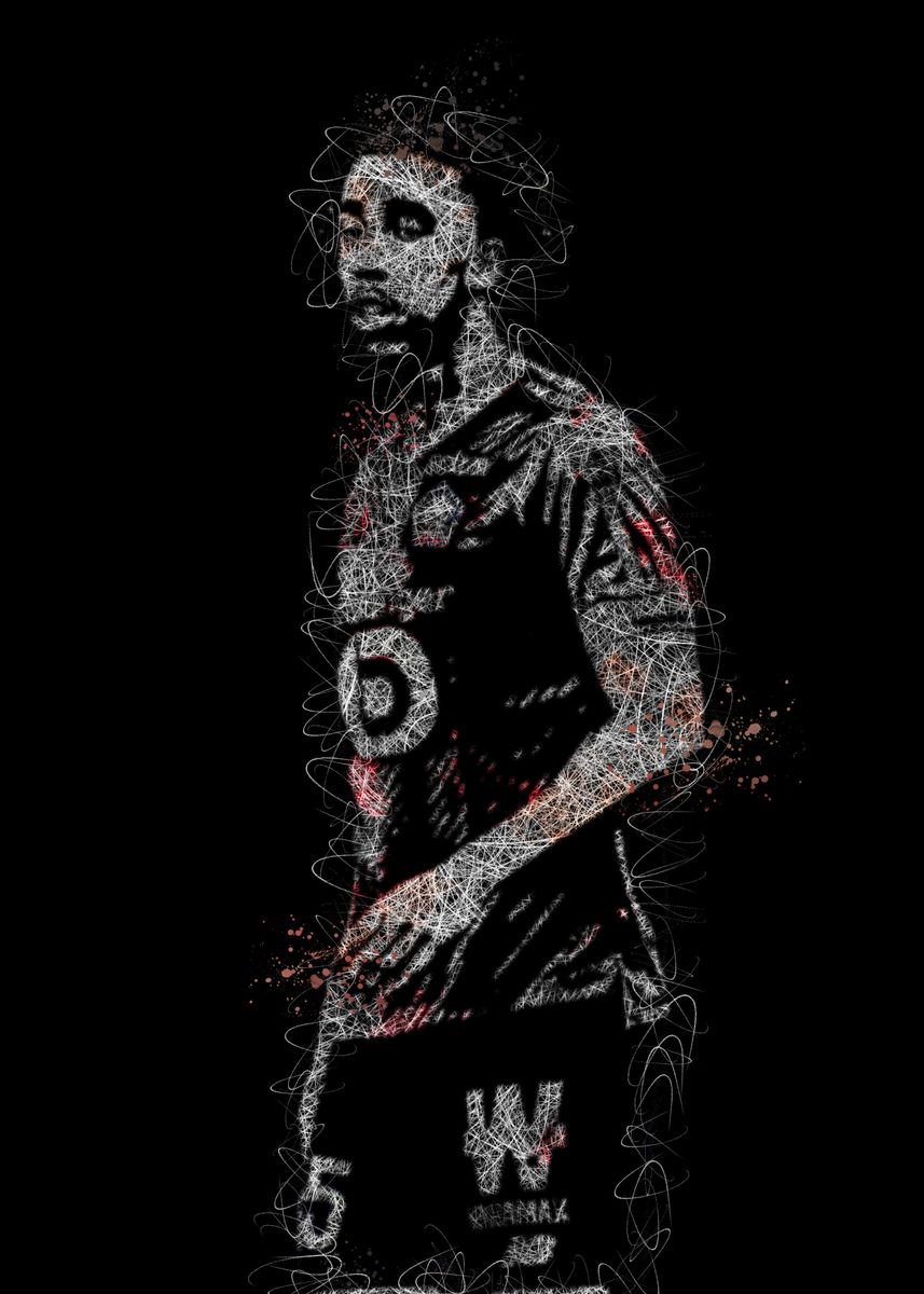 'Leny Yoro Scribble' Poster, picture, metal print, paint by ...