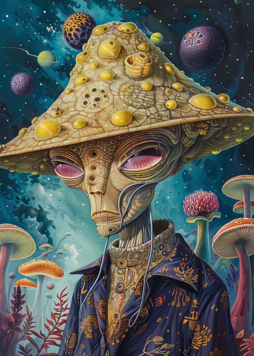 'Alien Art LVII' Poster, picture, metal print, paint by JS Art Design ...