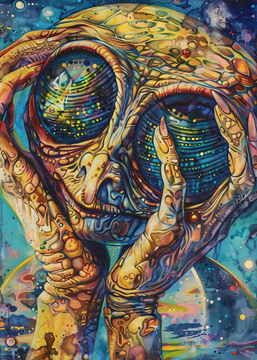 'Alien Art LIX' Poster, picture, metal print, paint by JS Art Design ...