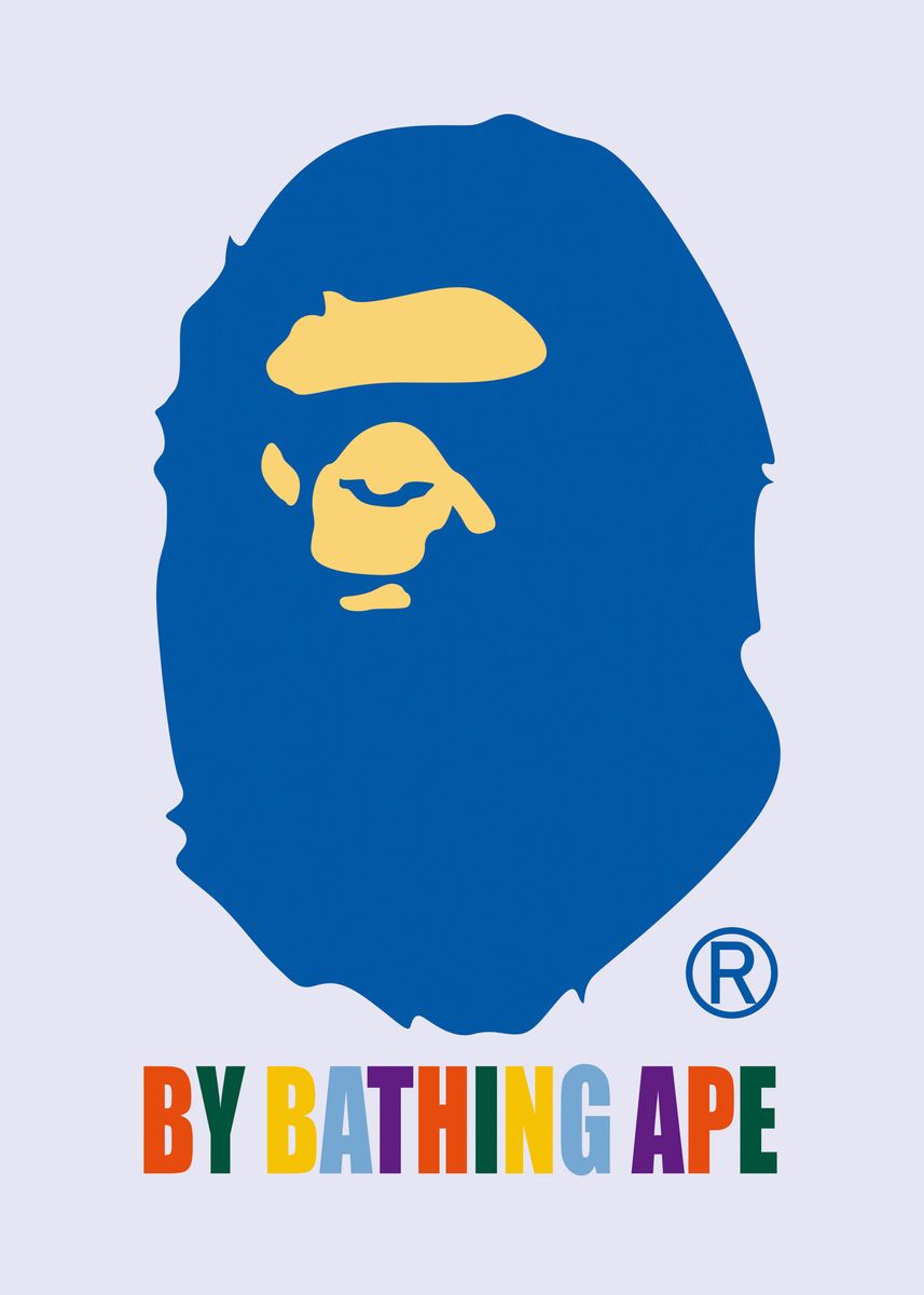 'Bape' Poster, picture, metal print, paint by sam juan | Displate