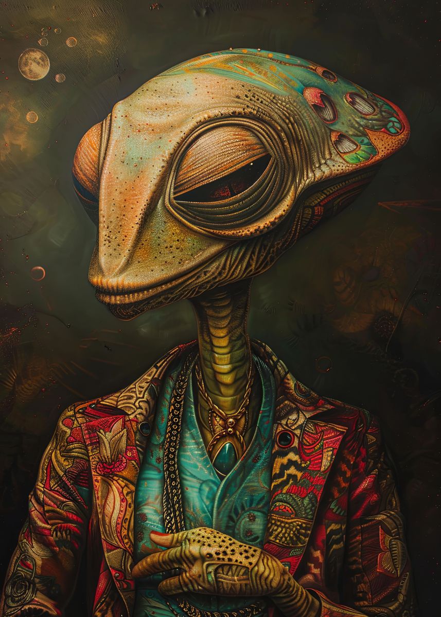 'Alien Art LIV' Poster, picture, metal print, paint by JS Art Design ...