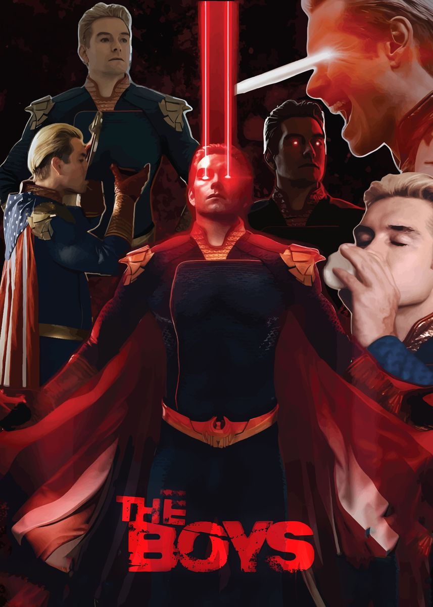 'Homelander' Poster, picture, metal print, paint by ALEX GREZ | Displate